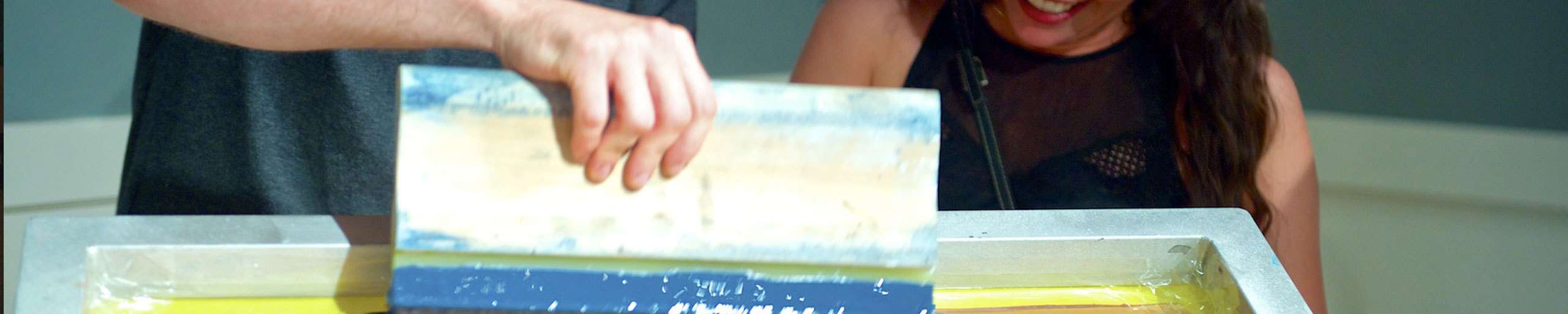 What It Looks Like When We Screen Print Paper • Blog Post by Mama’s