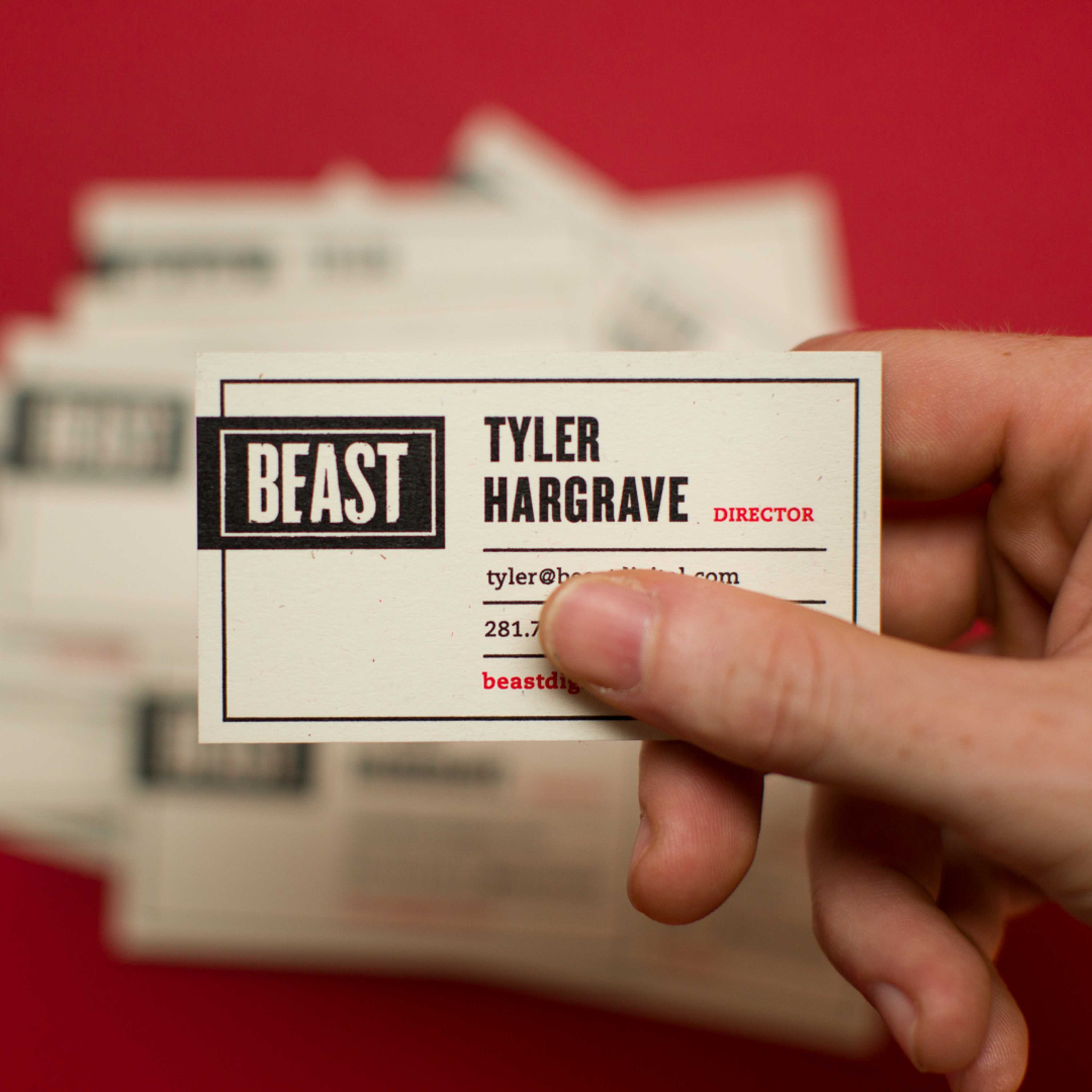 Beast Business Cards • Mama’s Sauce