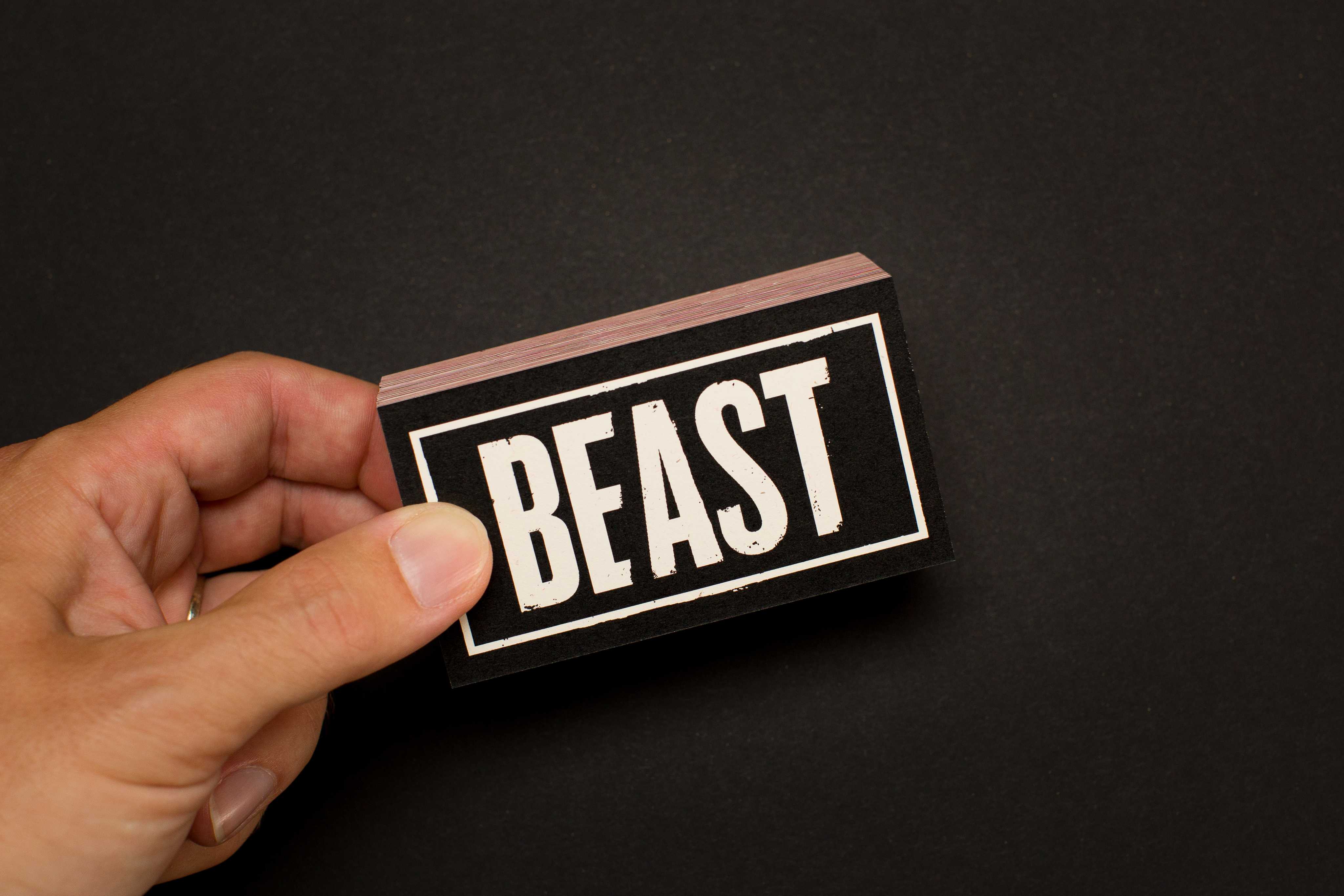 Beast Business Cards • Mama’s Sauce