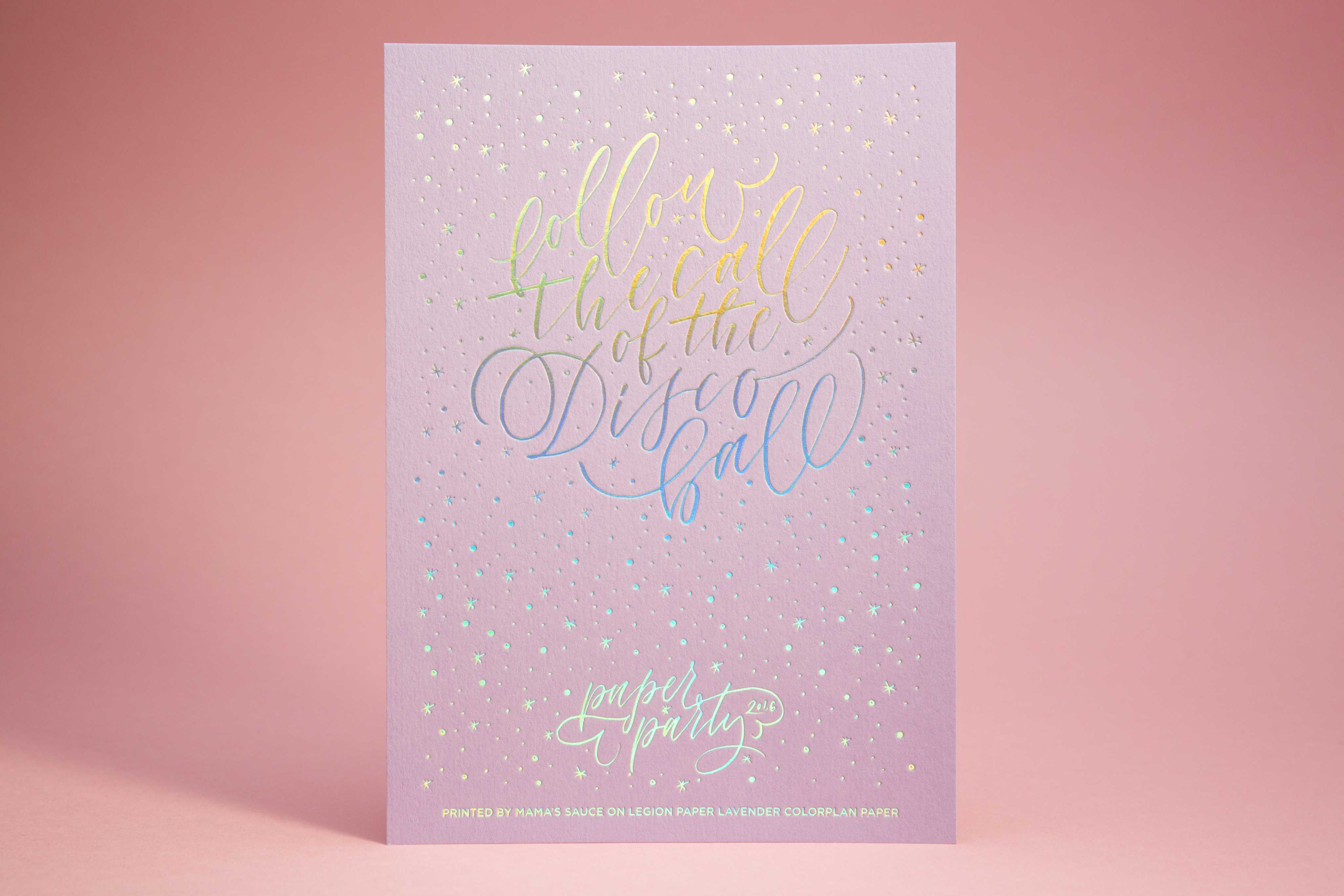 National Stationery Show Paper Party Print • Mama’s Sauce