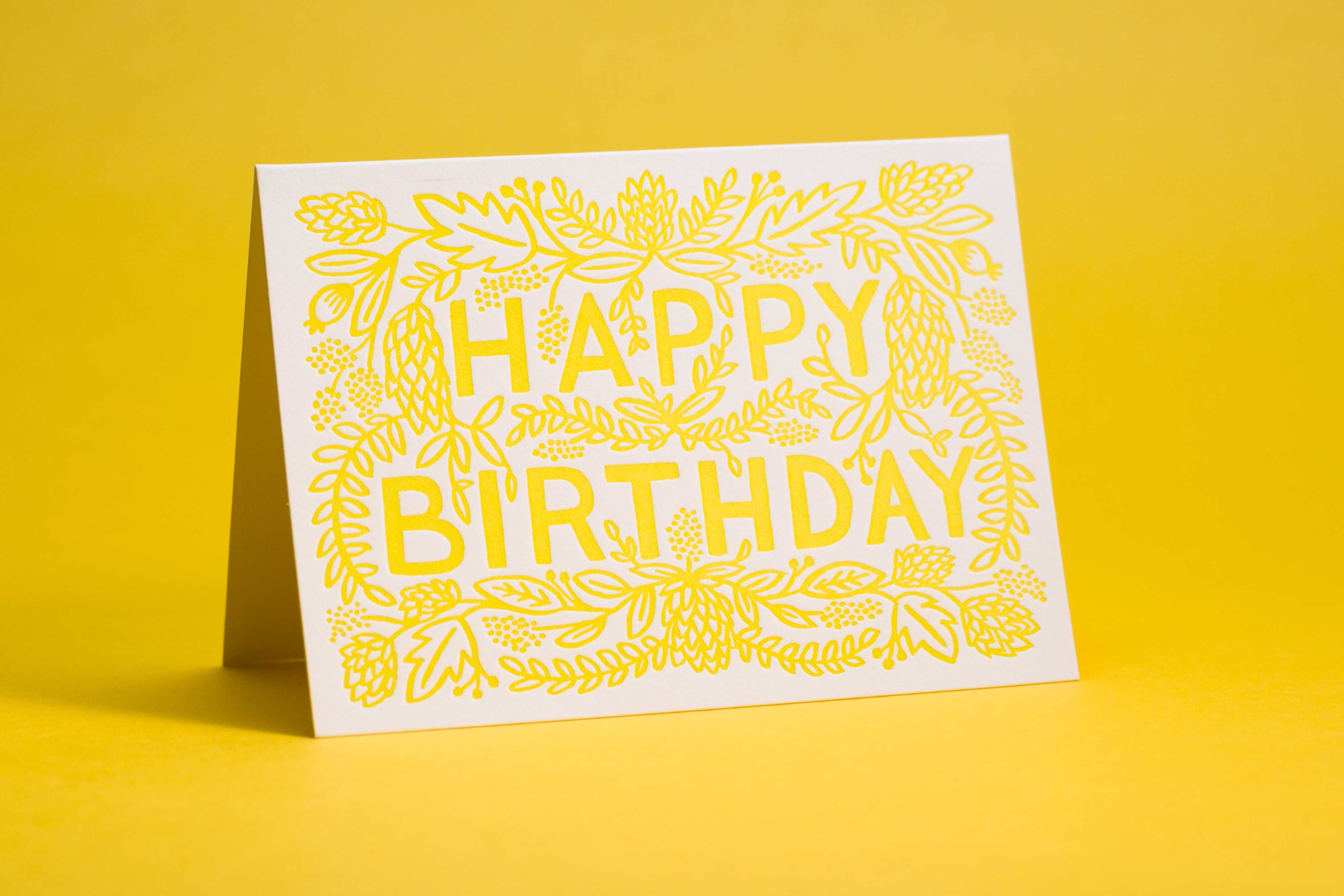 Rifle Paper Co. Happy Birthday Greeting Card • Mama’s Sauce