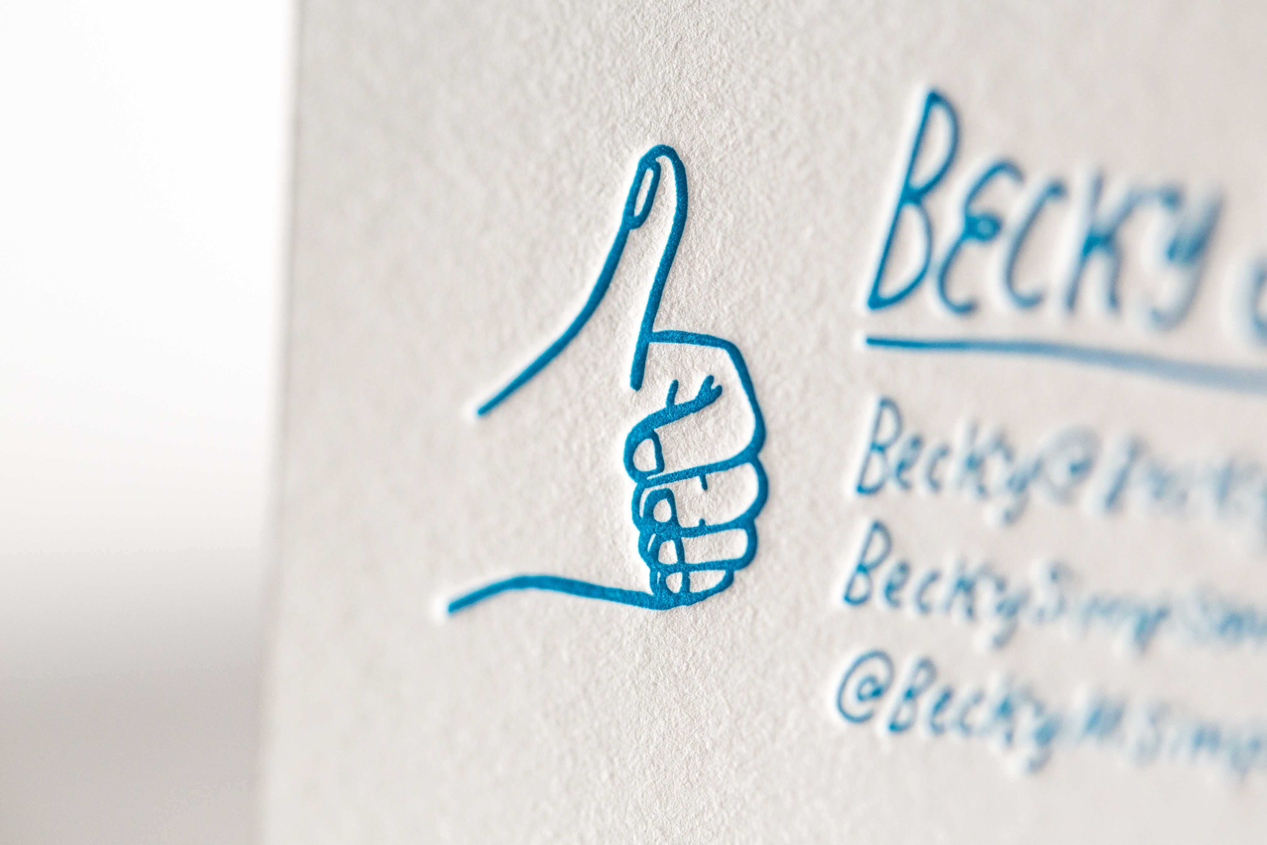 Becky Simpson Business Cards • Mama’s Sauce