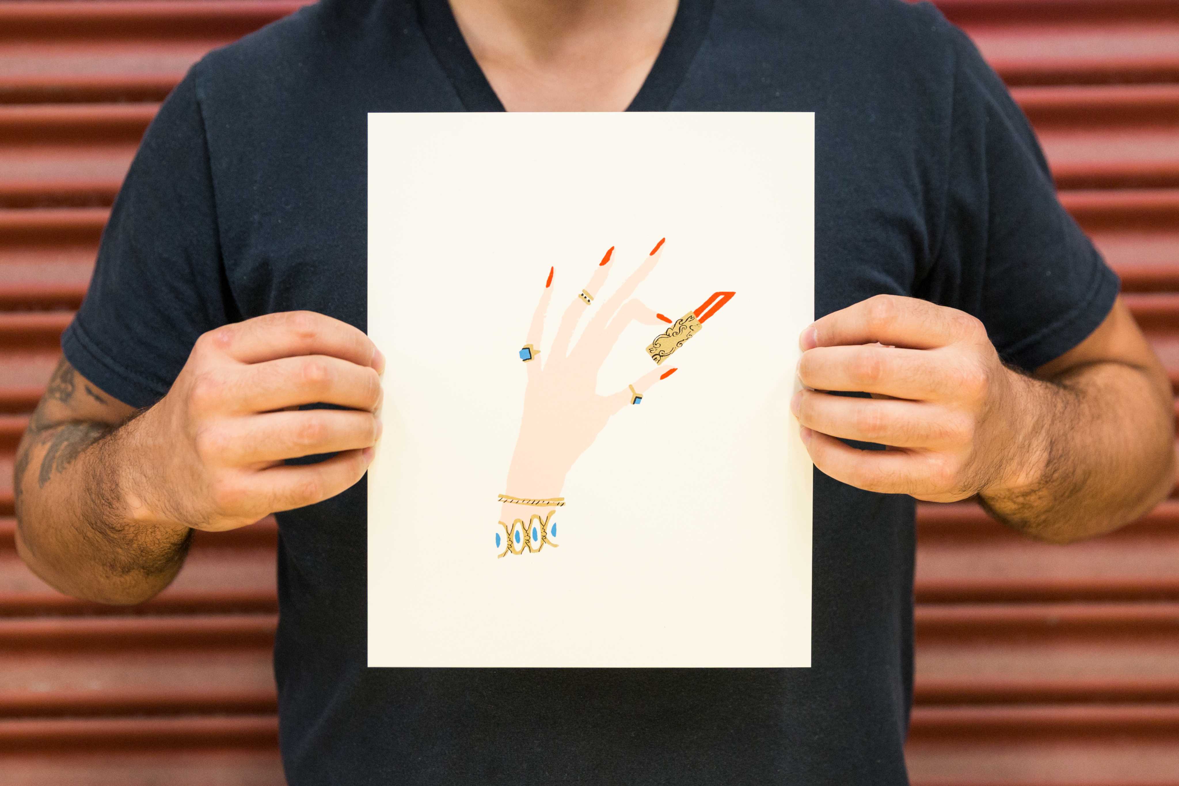 Ladies at the Beach & Lady Fingers Prints • Mama’s Sauce