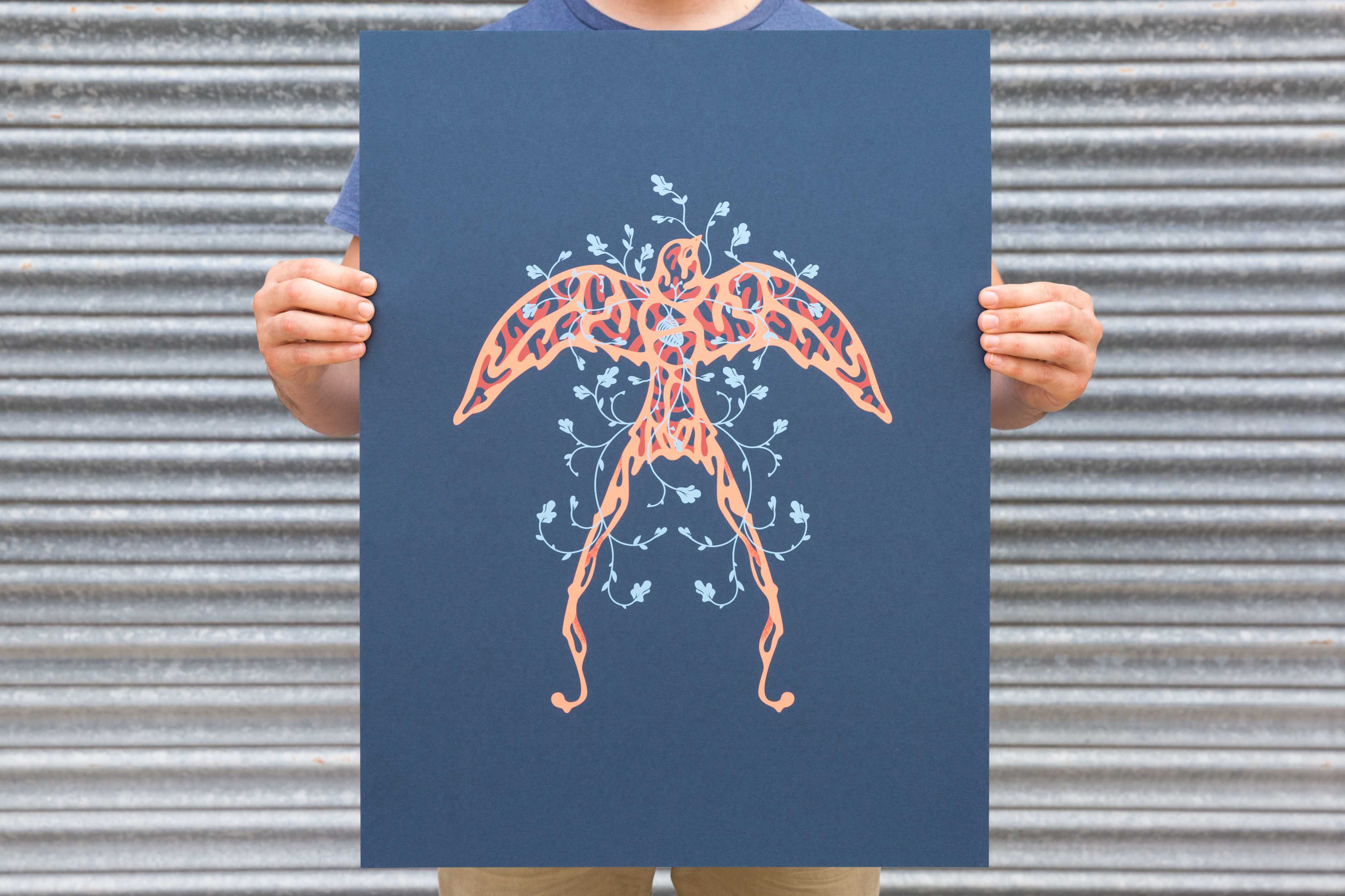 Benjamin Garner Bird Poster • Mama’s Sauce
