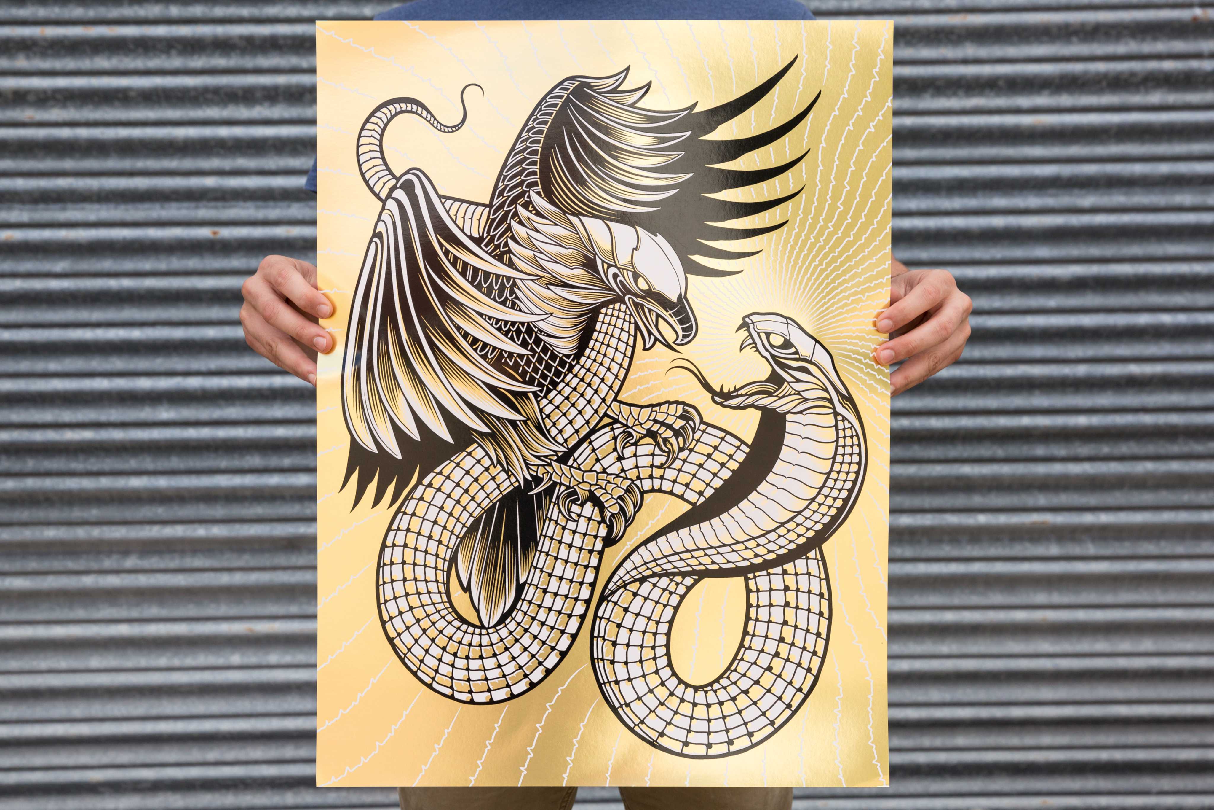 Eagle & Serpent Posters • Mama’s Sauce