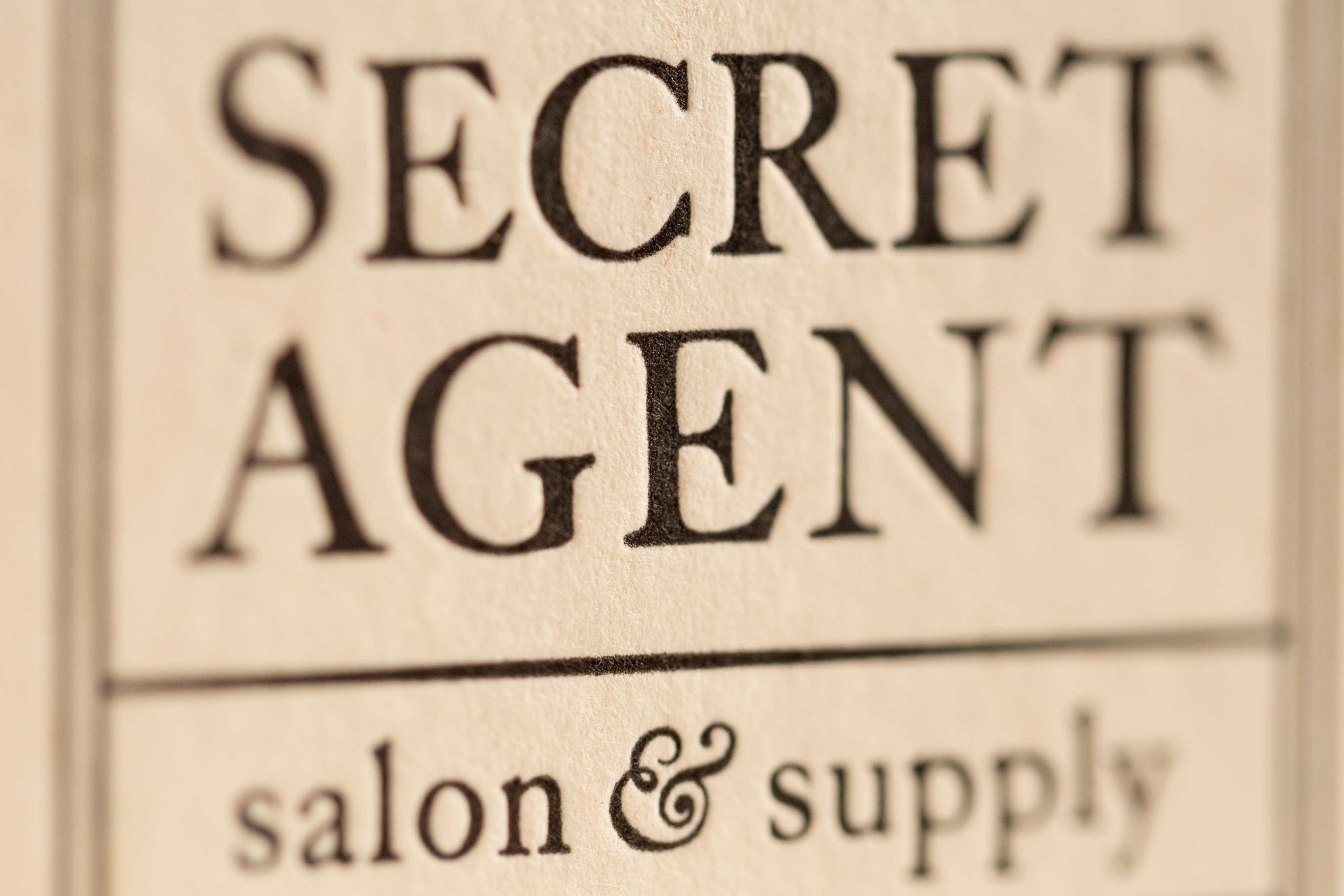 Secret Agent Business Cards • Mama’s Sauce