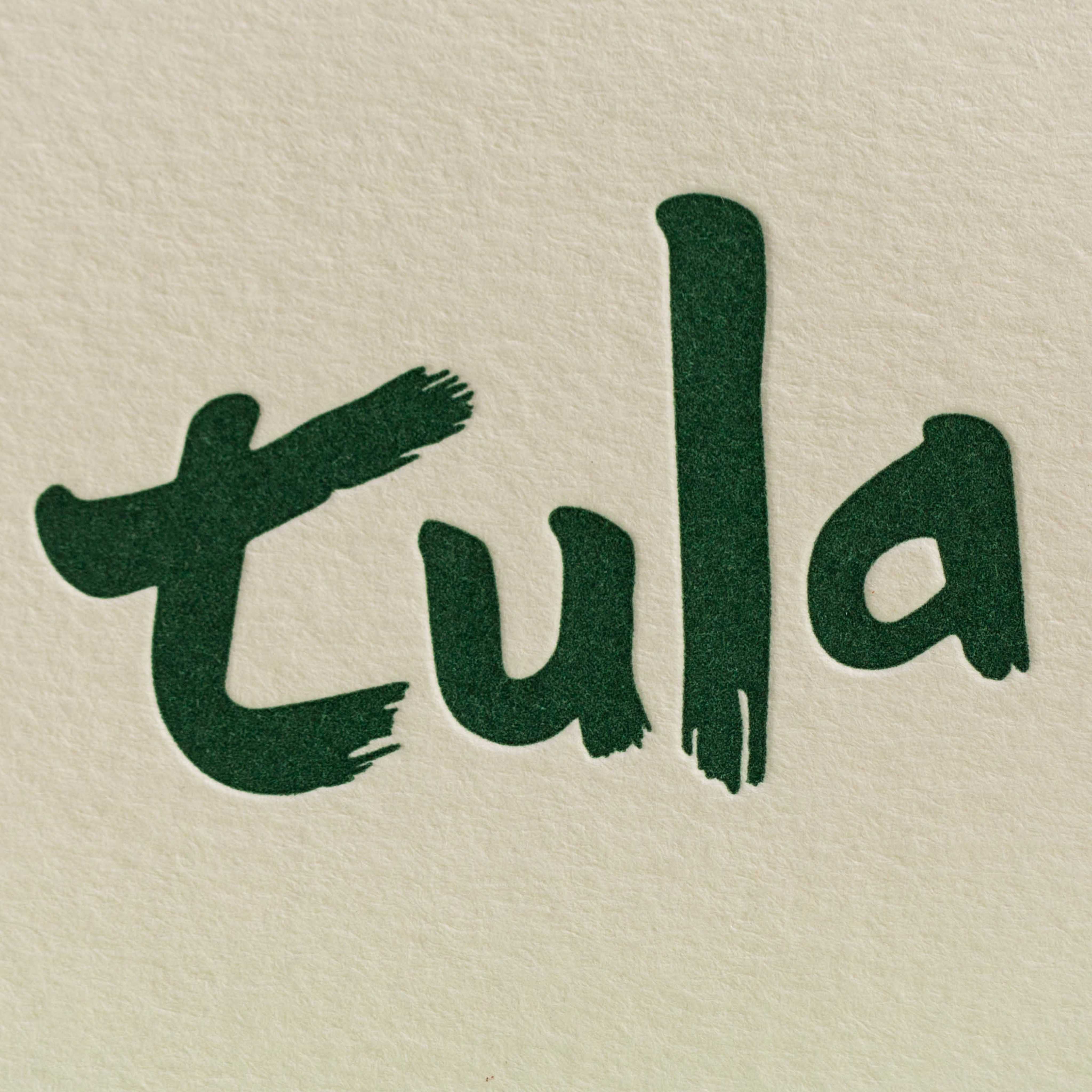 Tula's Business Cards and Hang Tags • Mama’s Sauce