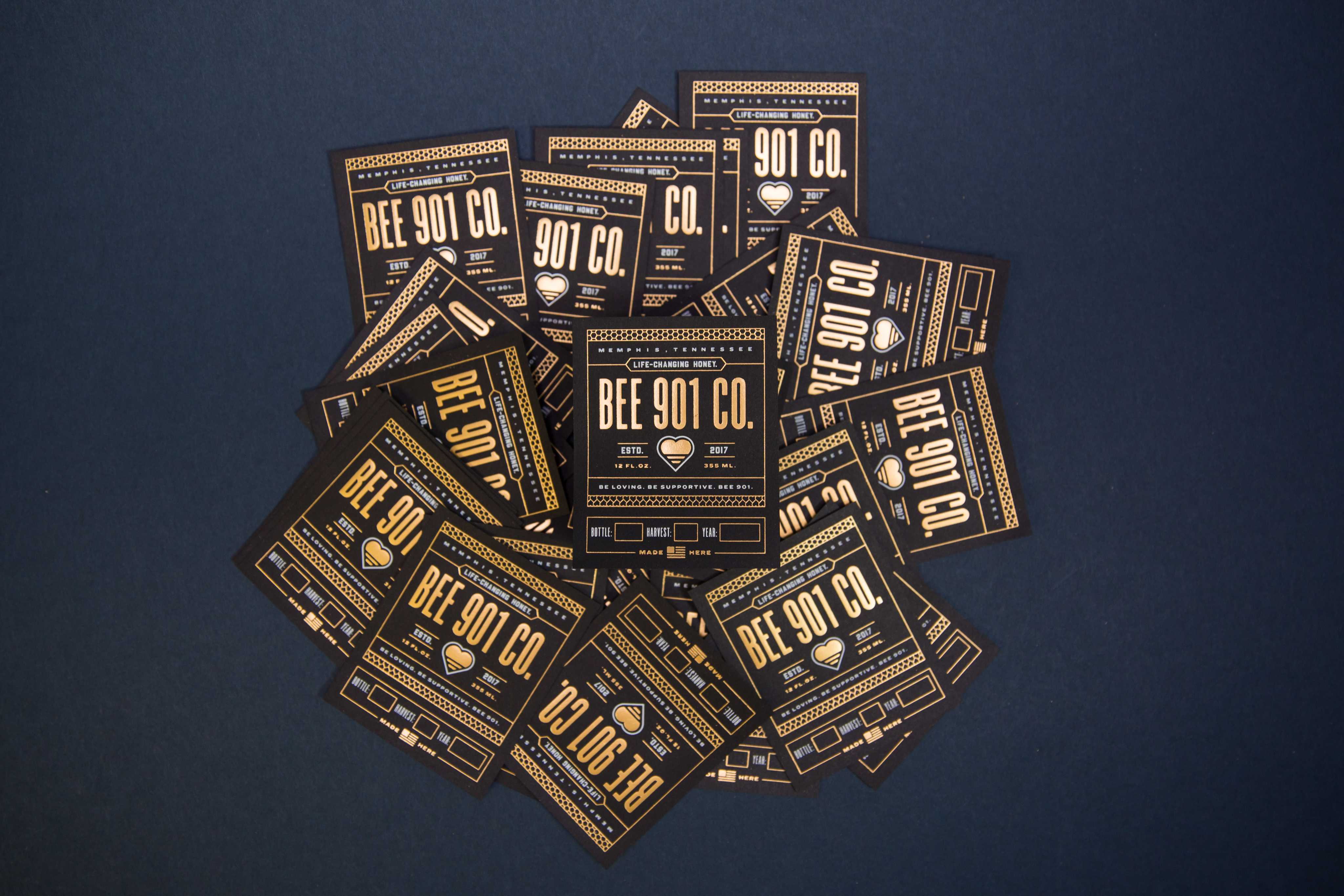 Bee 901 Co.'s Honey Labels • Mama’s Sauce