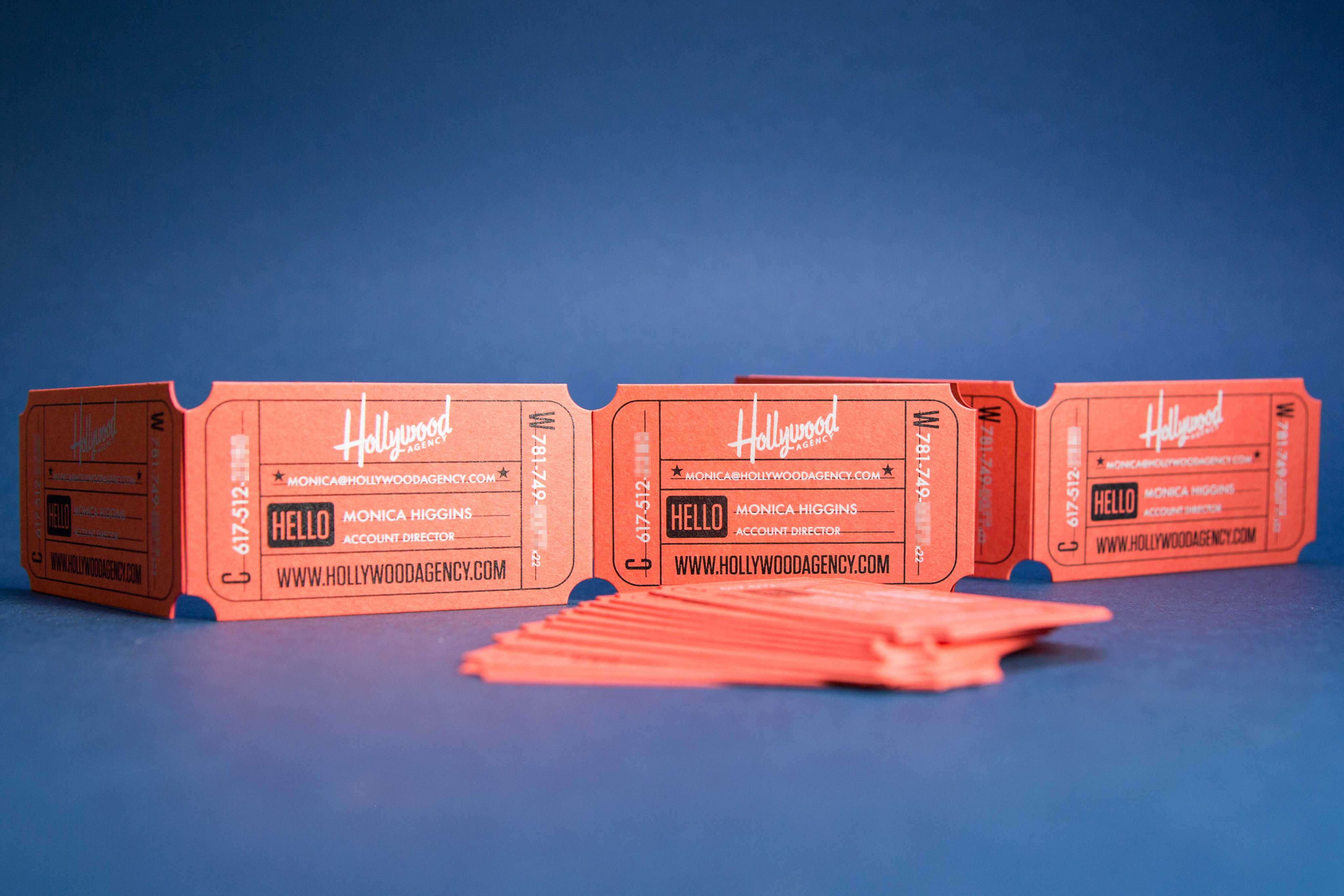 Hollywood Agency's Business Cards • Mama’s Sauce