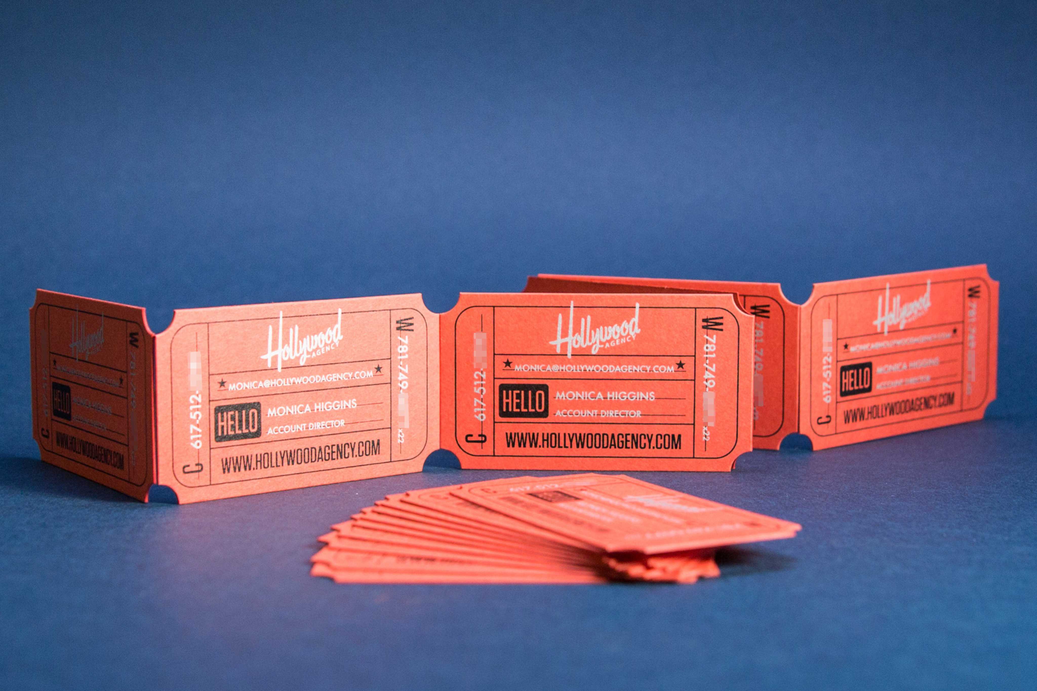 Hollywood Agency's Business Cards • Mama’s Sauce