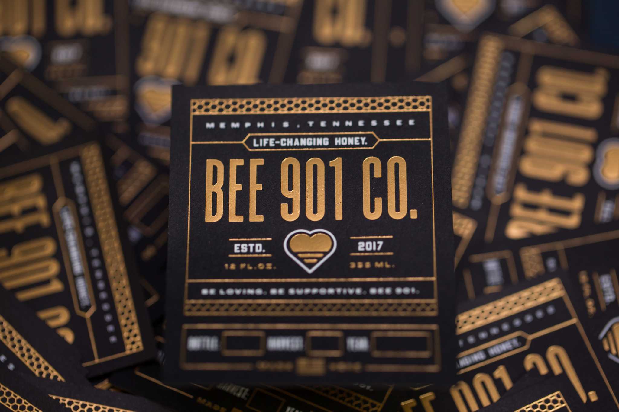 Bee 901 Co.'s Honey Labels • Mama’s Sauce