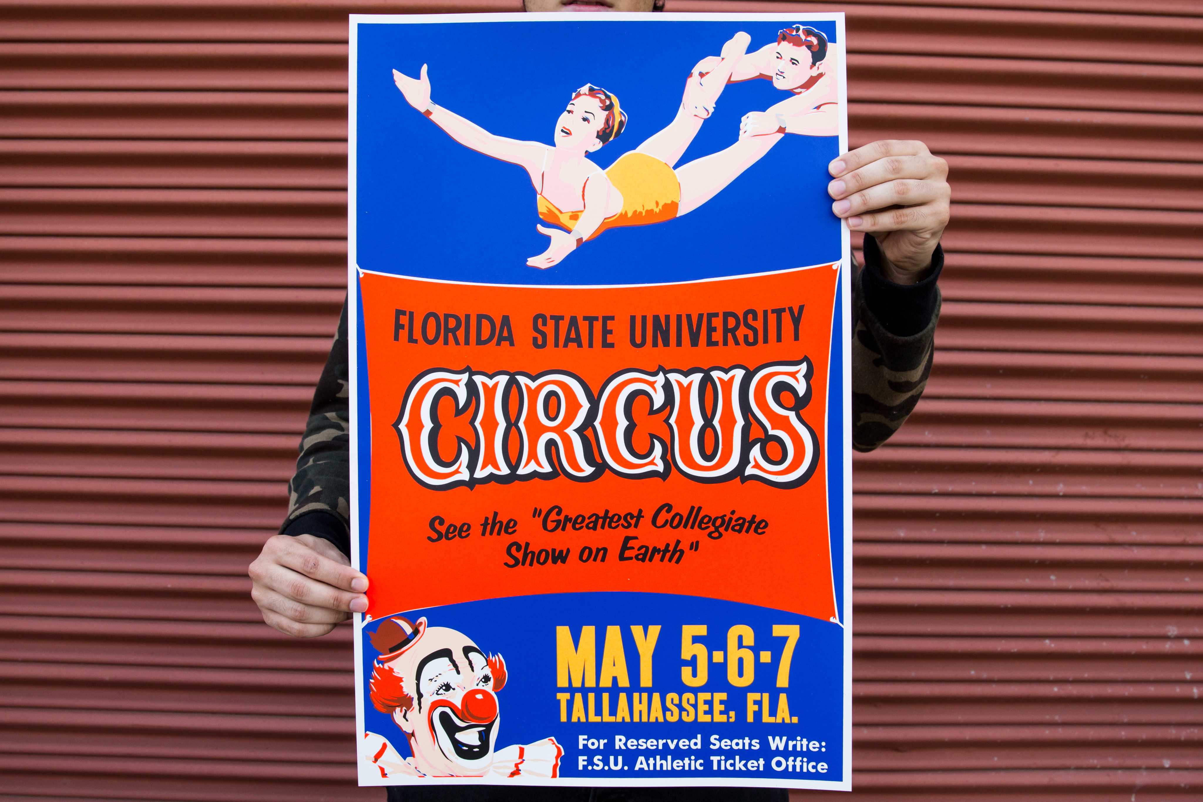 FSU Circus Vintage Poster Recreation • Mama’s Sauce