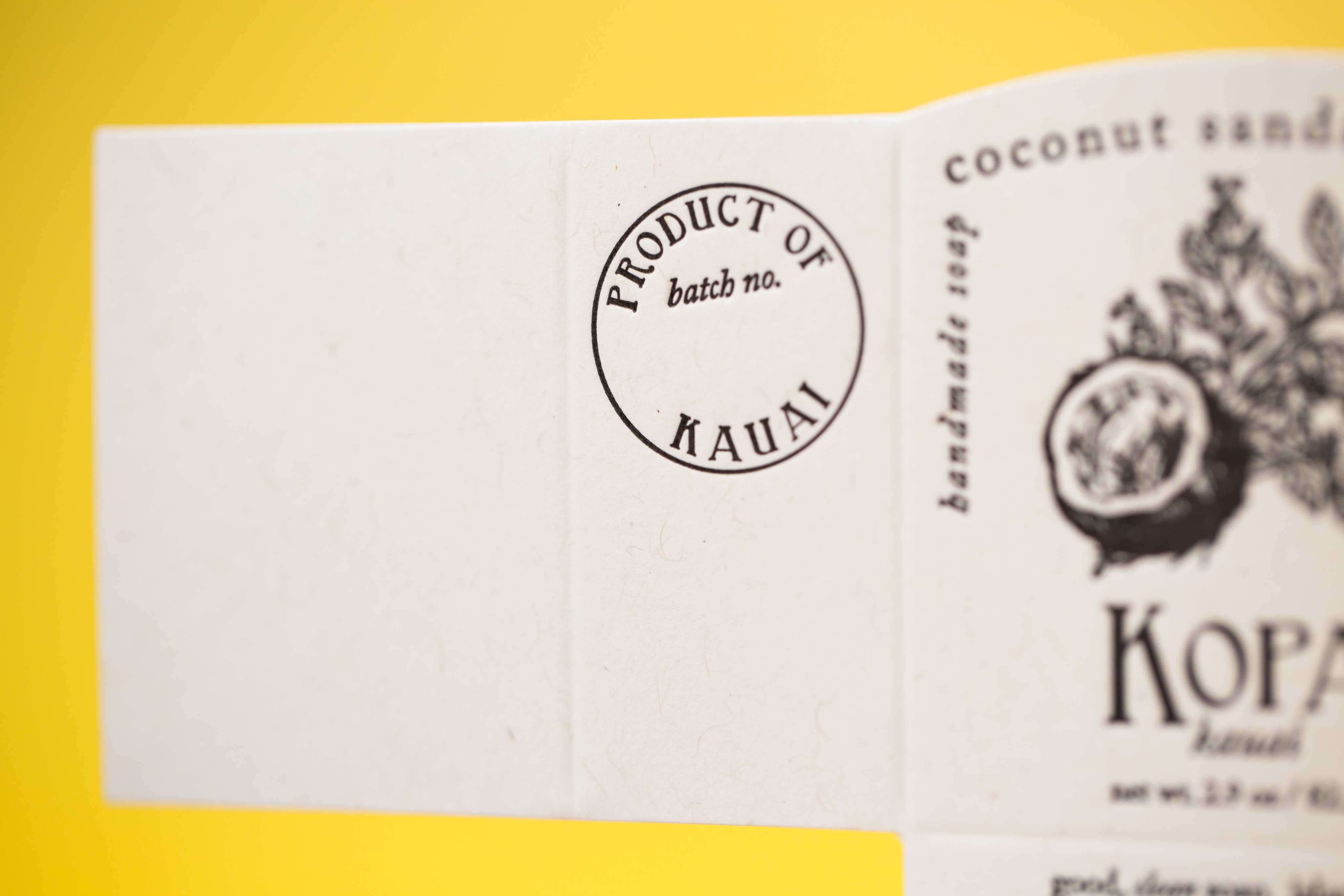 Kopa Kauai's Soap Packaging • Mama’s Sauce