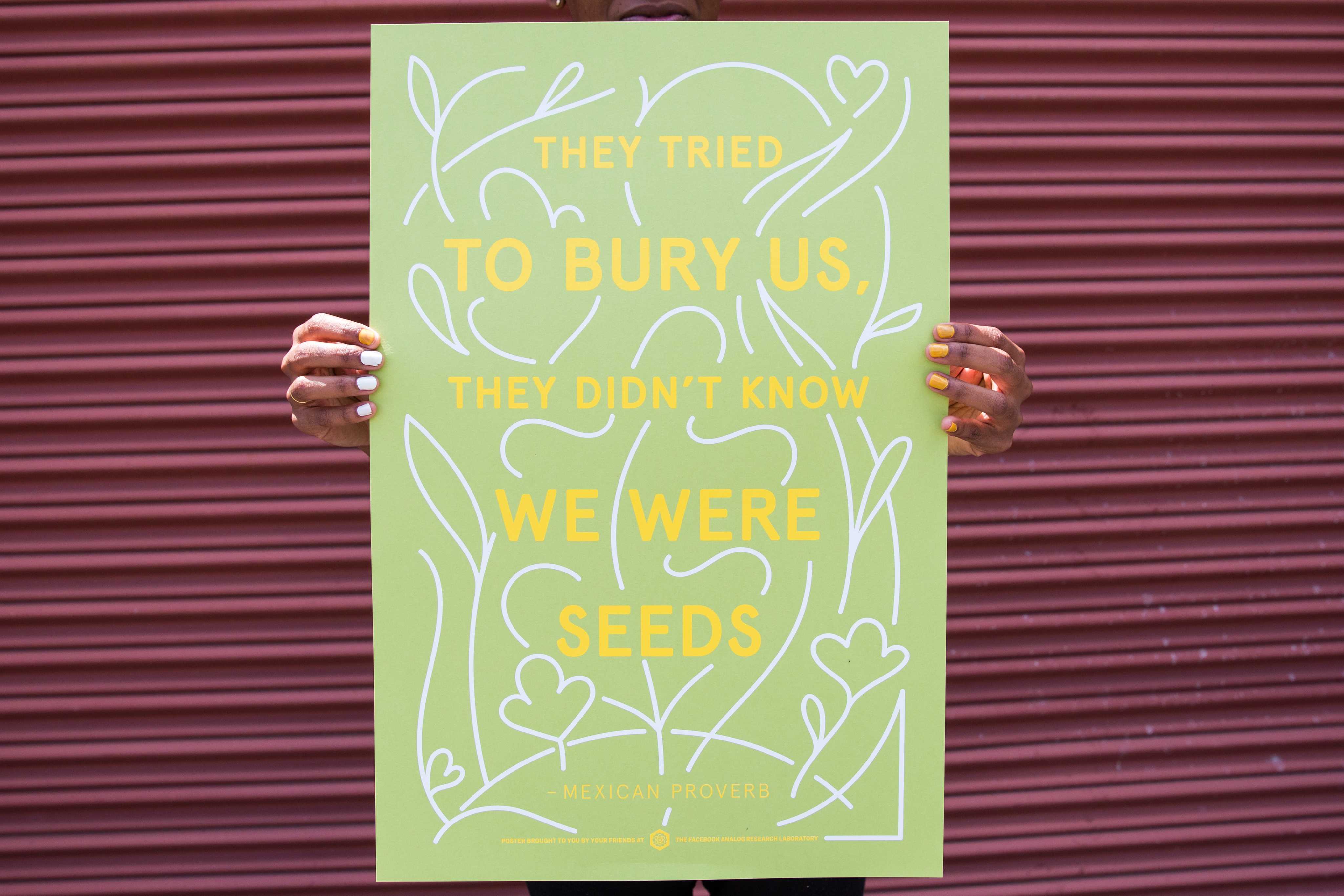 Facebook Analog Lab's Bury Us Poster • Mama’s Sauce