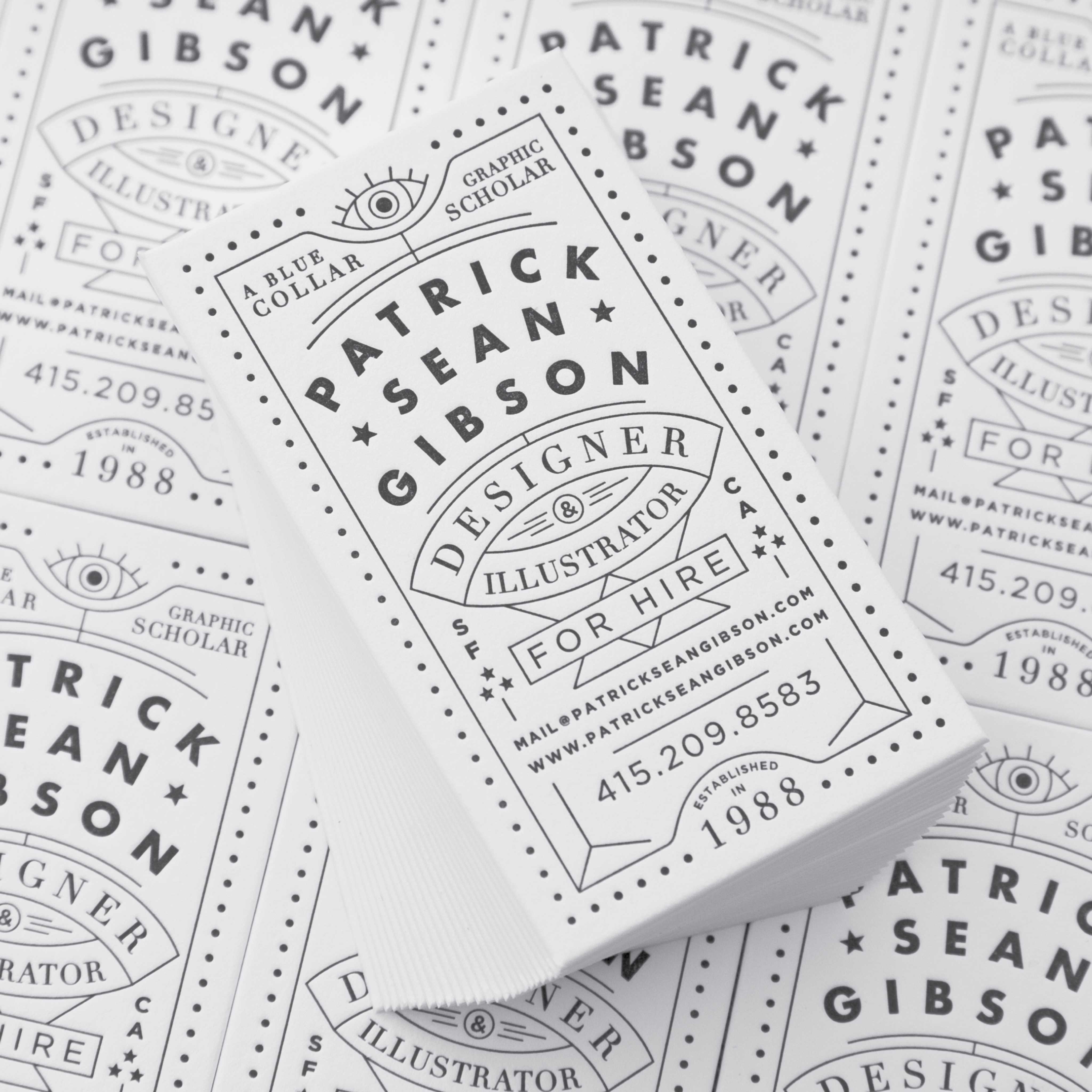 Patrick Sean Gibson's Business Cards • Mama’s Sauce