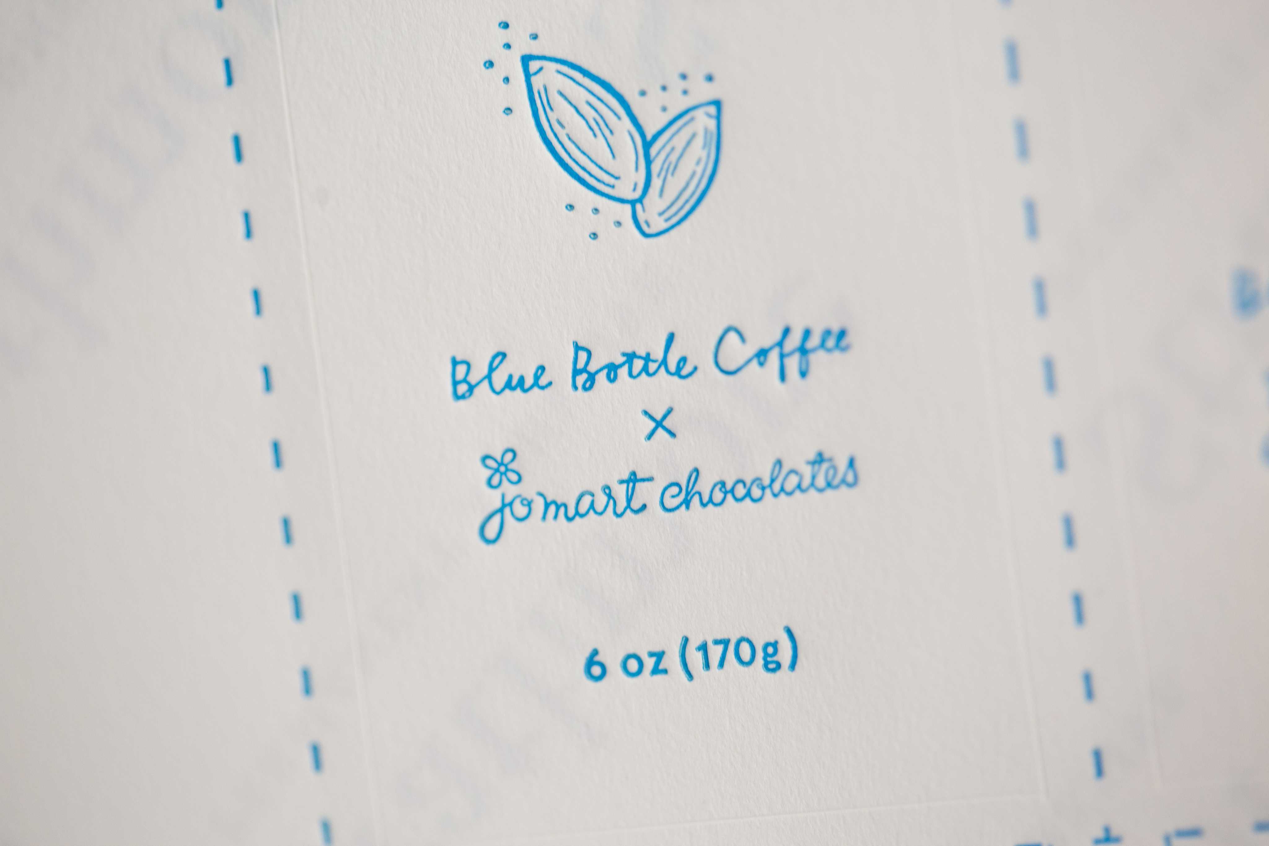 Blue Bottle Coffee's Almond Brittle Label • Mama’s Sauce