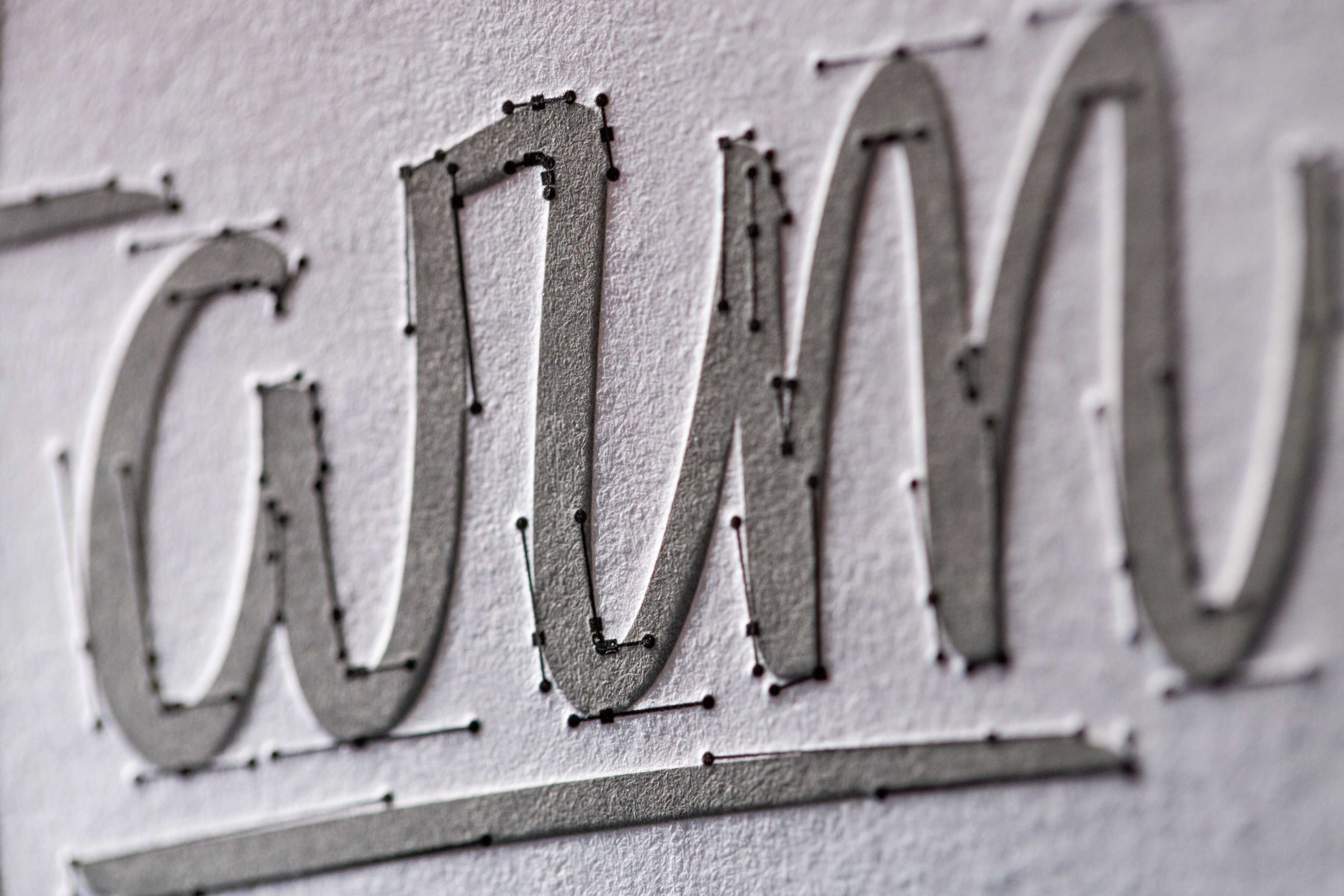 Bob Ewing's Letterfarm Bezier Print • Mama’s Sauce