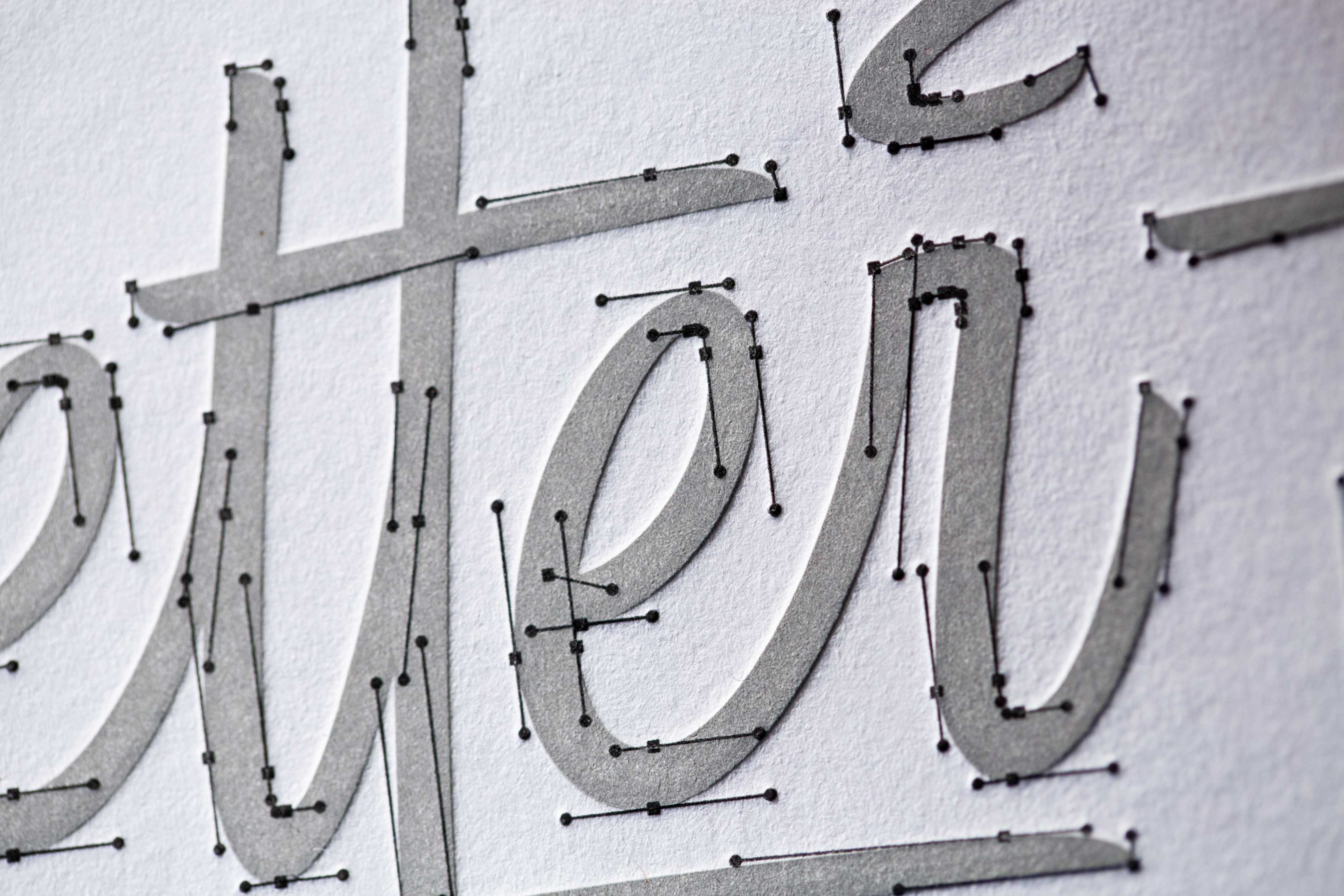 Bob Ewing's Letterfarm Bezier Print • Mama’s Sauce