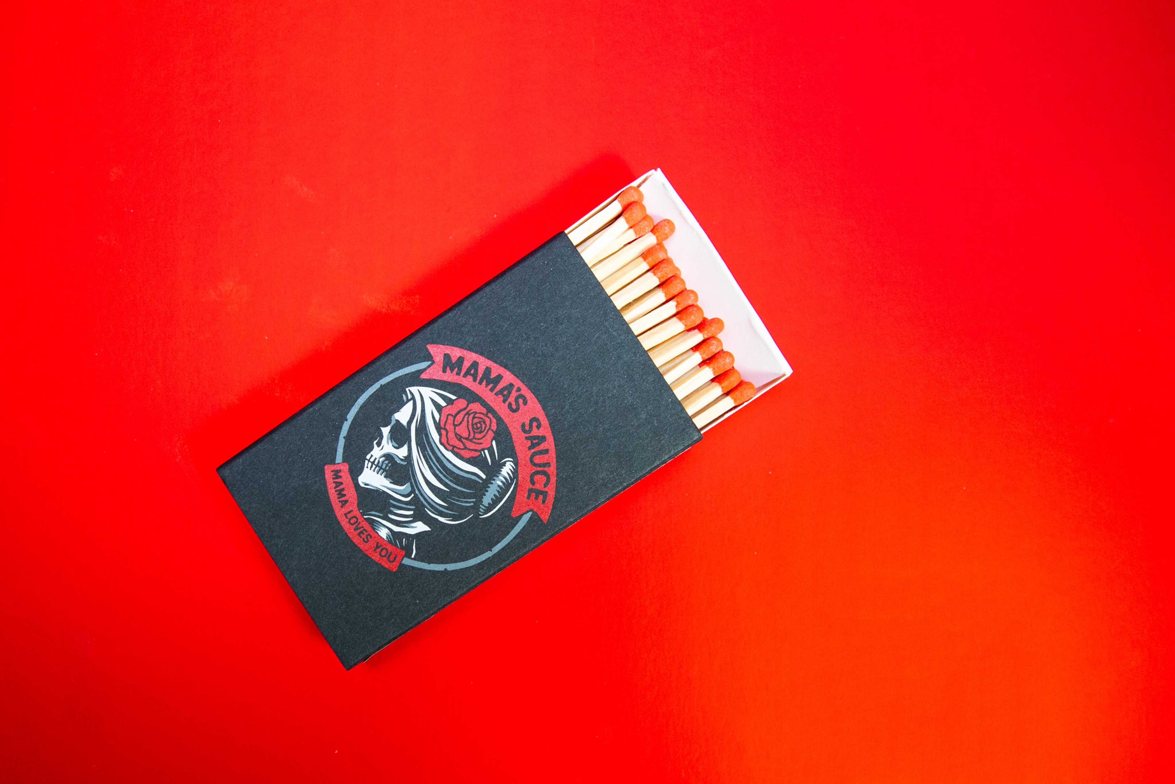 Mama Loves You Jumbo Safety Matches • Mama’s Sauce