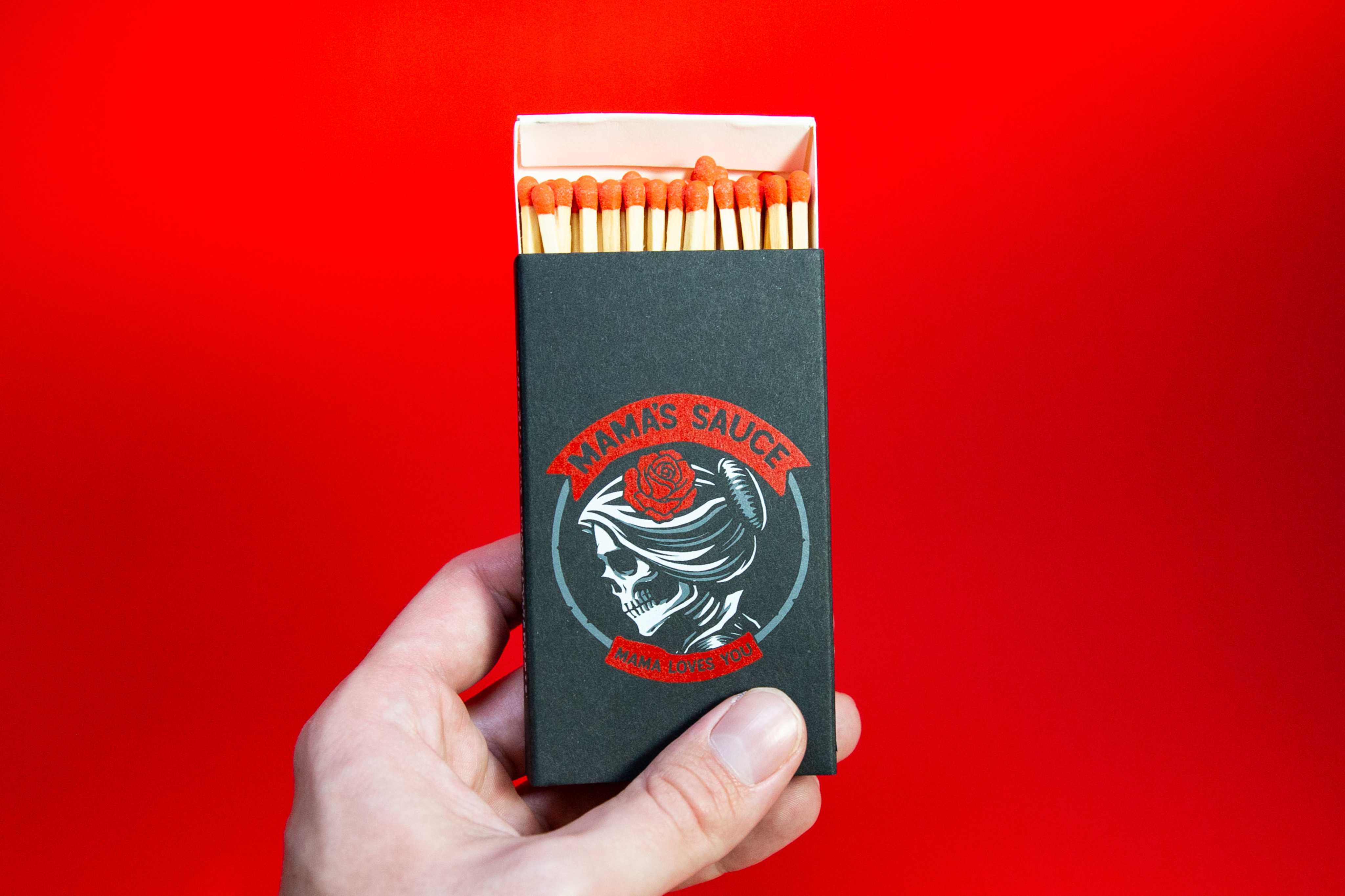 Mama Loves You Jumbo Safety Matches • Mama’s Sauce