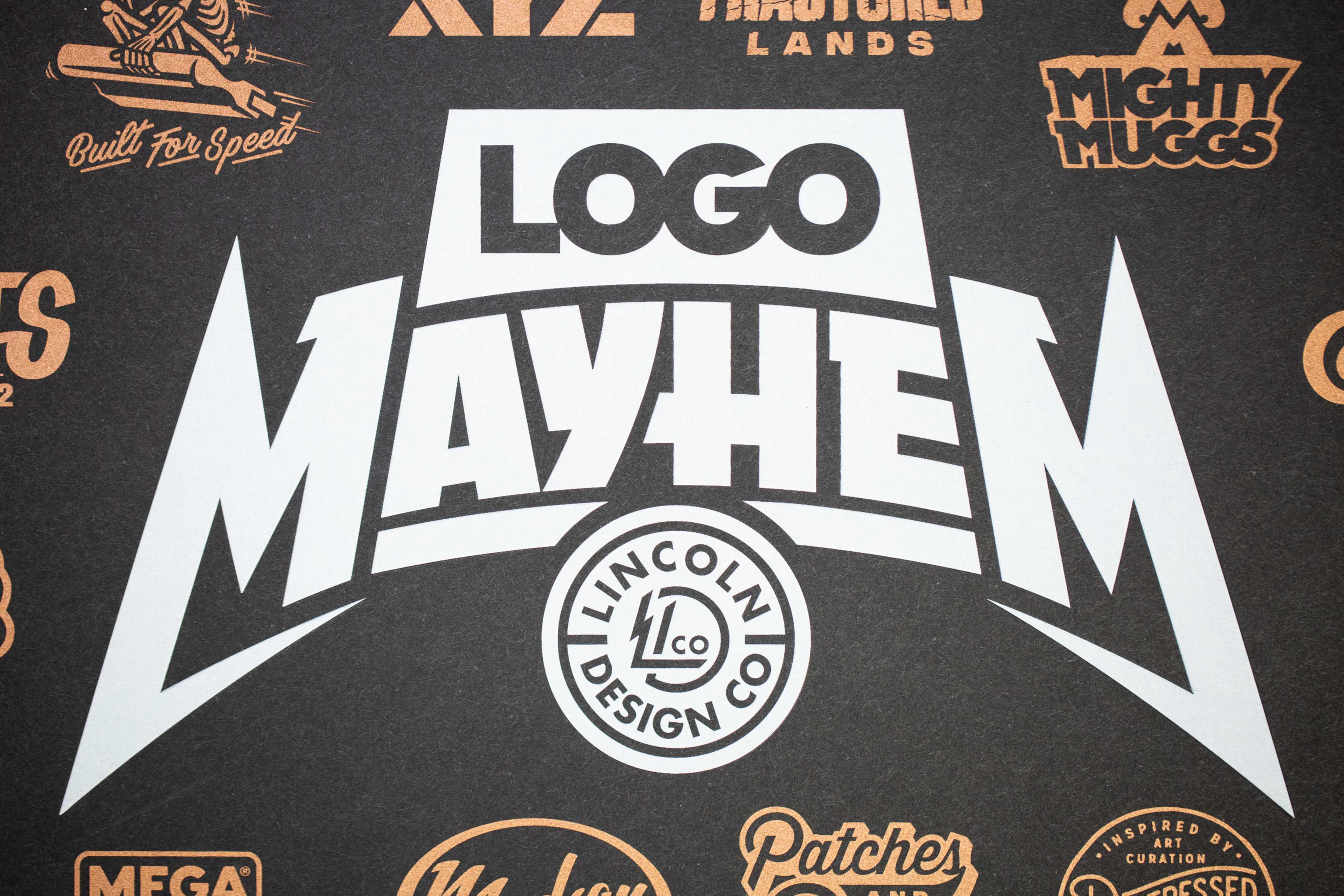 Lincoln Design Co's Logo Mayhem Poster • Mama’s Sauce